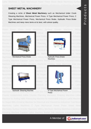 B & B Machines, Rajkot, Light Duty Lathe Machines | PDF