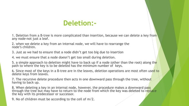 B and B+ tree | PPTX | Databases | Computer Software and Applications