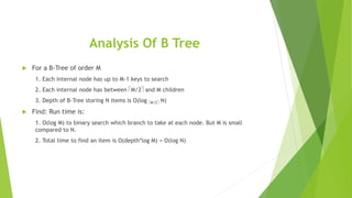 B and B+ tree | PPTX