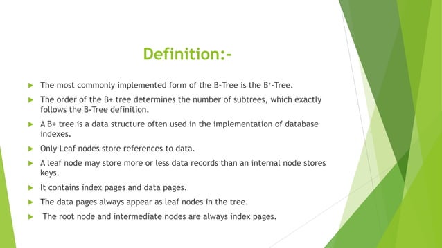 B and B+ tree | PPTX | Databases | Computer Software and Applications