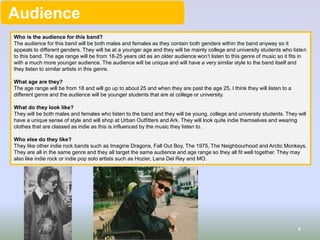 Band Description | PPTX