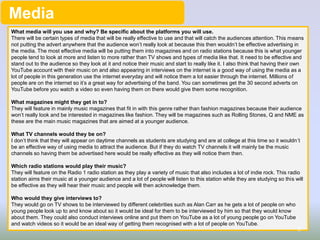 Band Description | PPTX