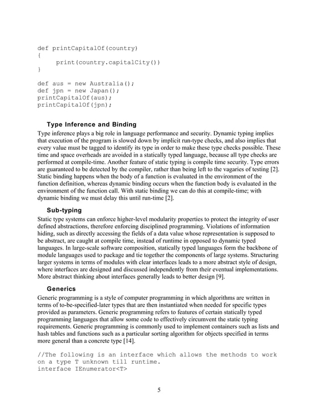Maintenance Of Dynamically Vs Statically Typed Languages Pdf