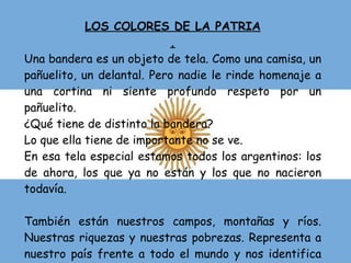 4º GRADO A Y B - DIA DE LA BANDERA | PPT