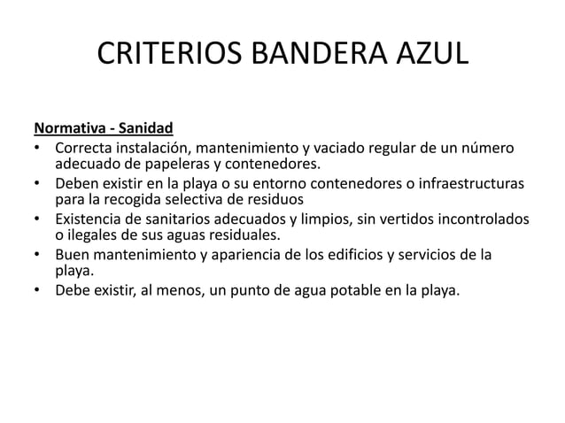 Bandera azul | PPT