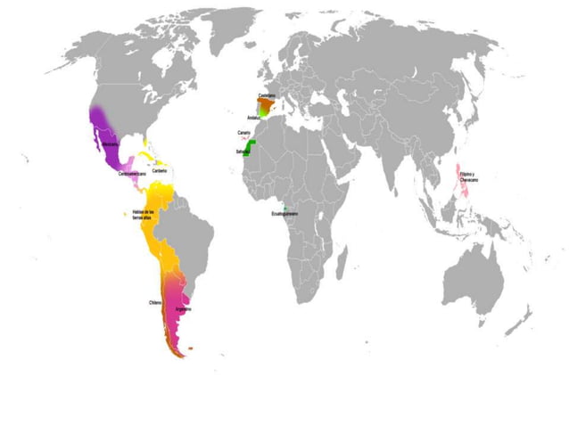 Banderas donde se habla espanol/ flags and country spanish are first ...