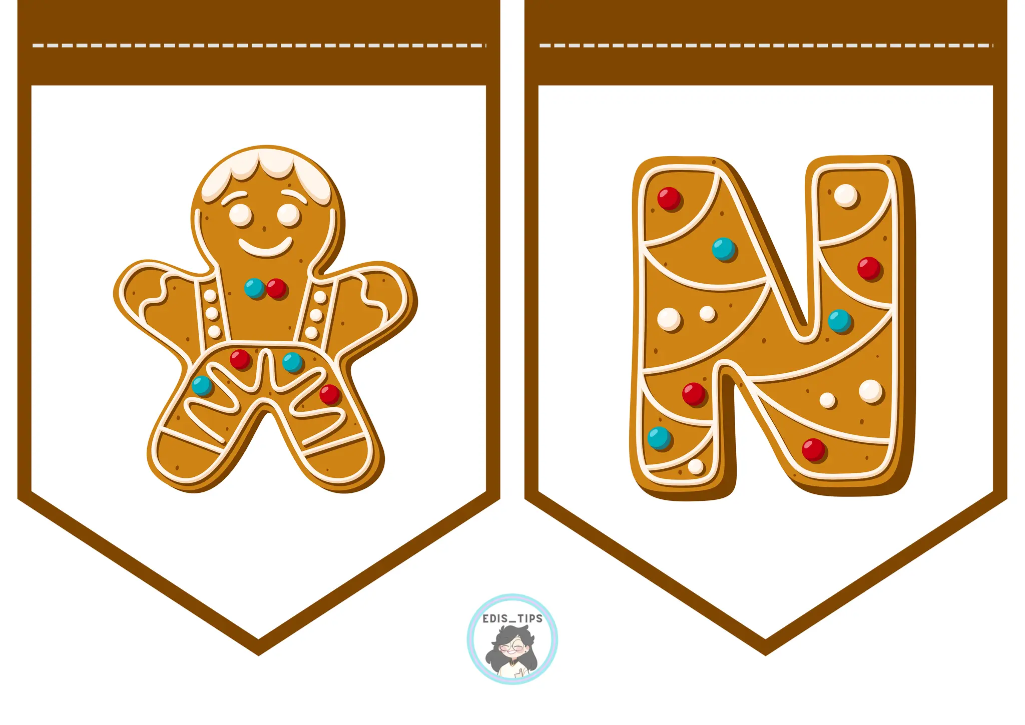 BANDERINES FELIZ NAVIDAD para niños ini | PDF