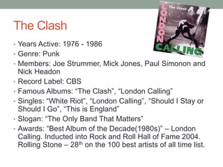 Band factfile | PPT | Free Download