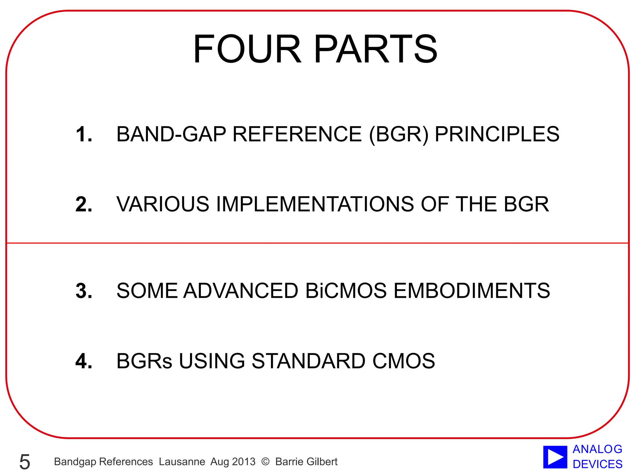 BANDGAP reference BANDGAP REFERENCESBANDGAP REFERENCES | PPT