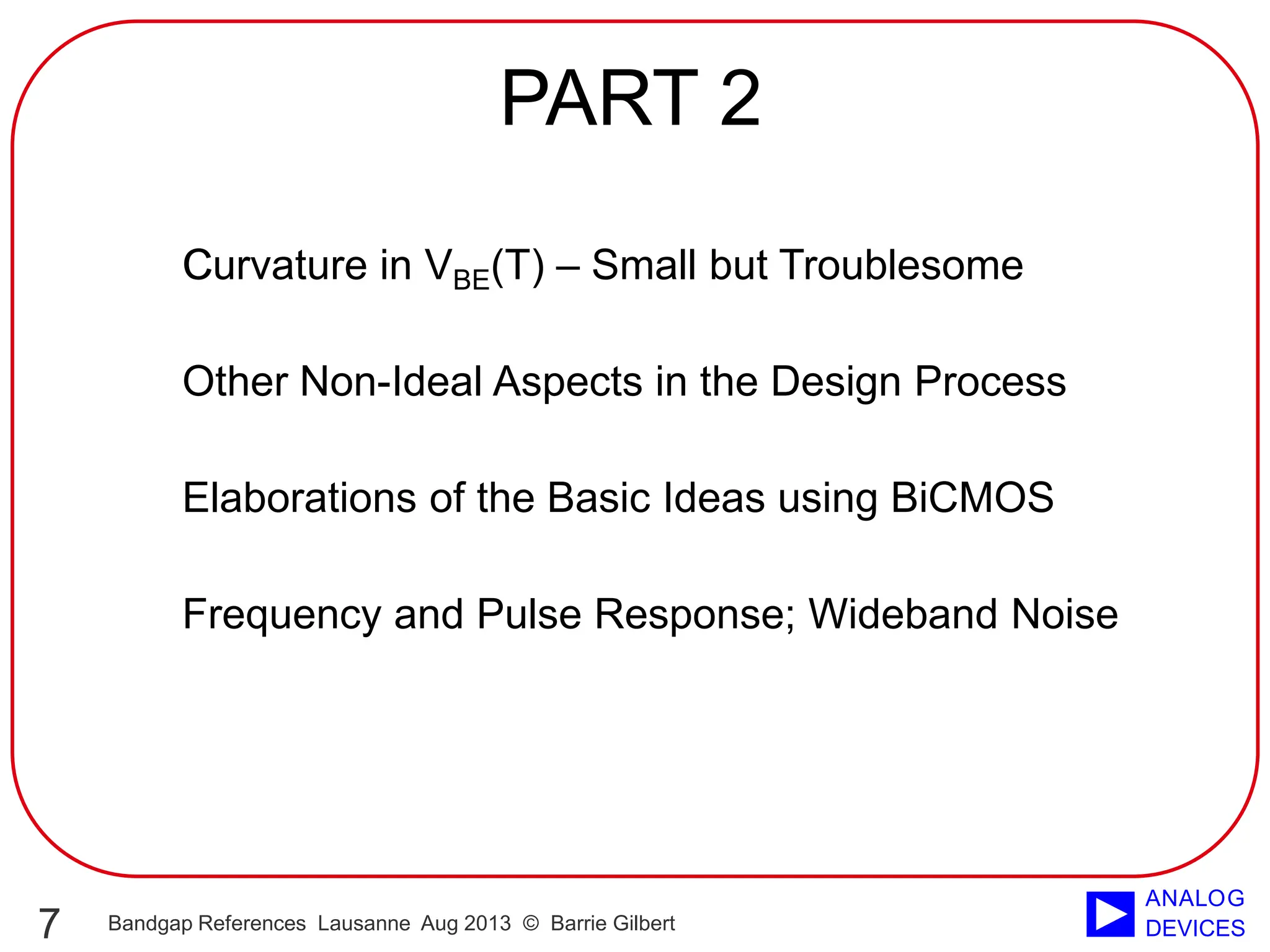BANDGAP reference BANDGAP REFERENCESBANDGAP REFERENCES | PPT