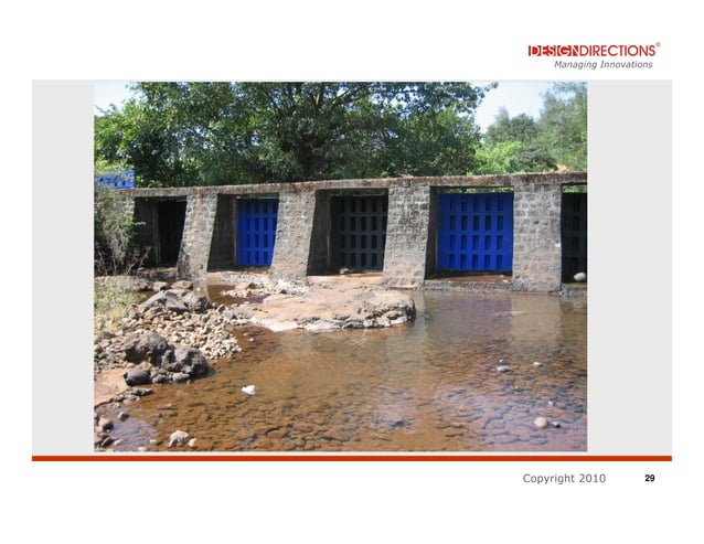 Design of Bandhara / Weir Dam gates using plastic materials_Design ...