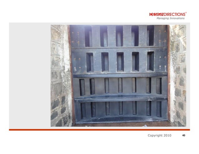 Design of Bandhara / Weir Dam gates using plastic materials_Design ...