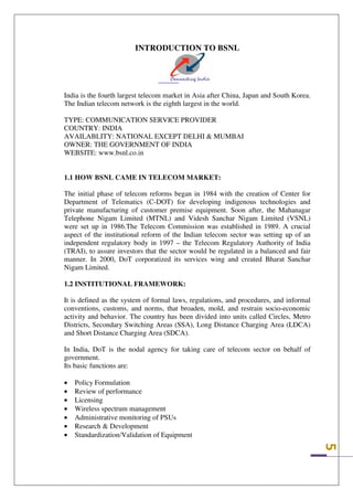 DESHBANDHU BSNL SUMMER TRAINING REPORT | PDF | Computer Networking | Computing