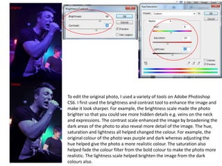 Band Images Manipulation | PPTX