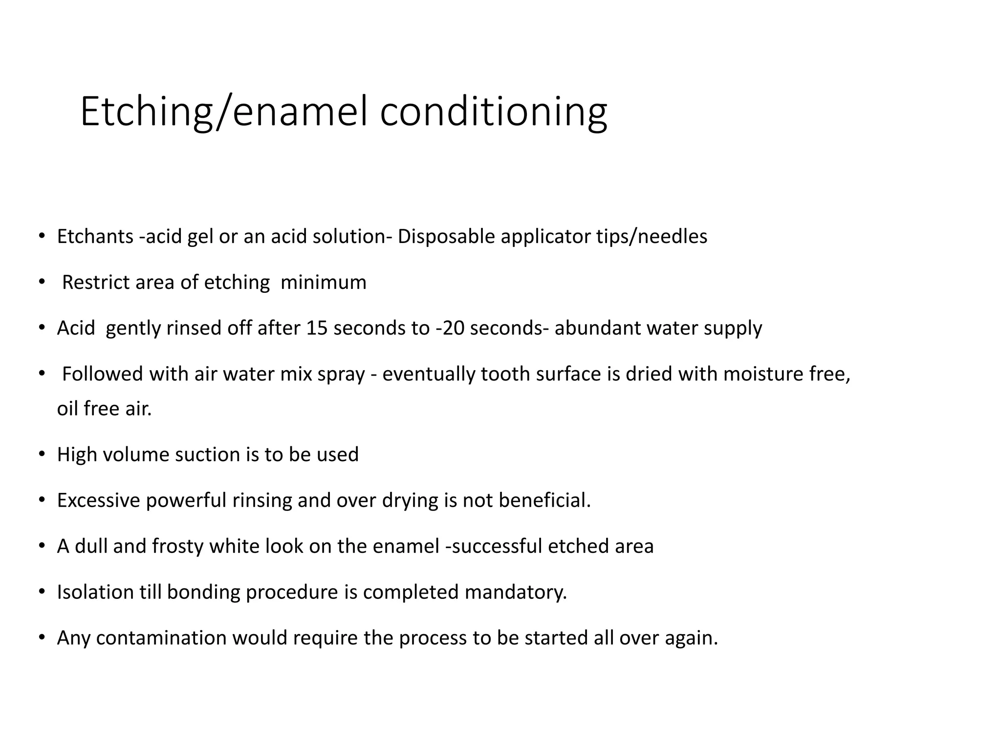 Banding procedure and general principles of bonding pdf | PDF