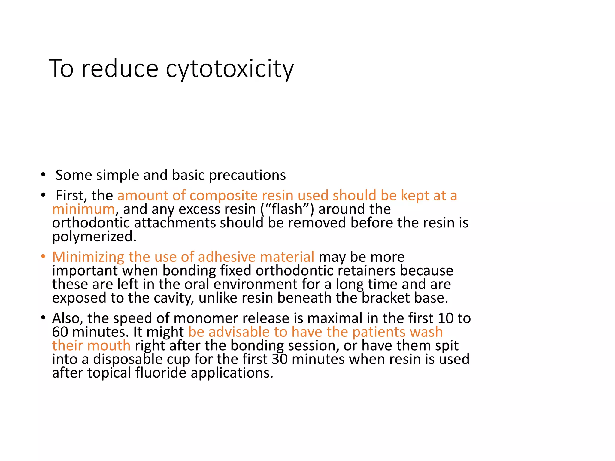 Banding procedure and general principles of bonding pdf | PDF