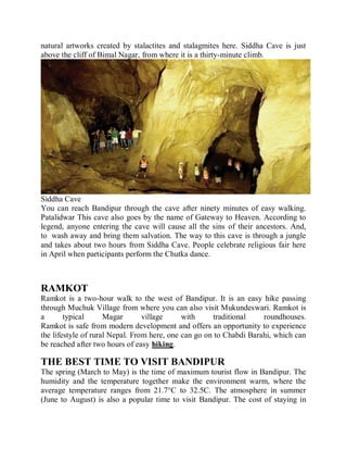 BANDIPUR A LOVELY TOURIST DESTINATION | PDF