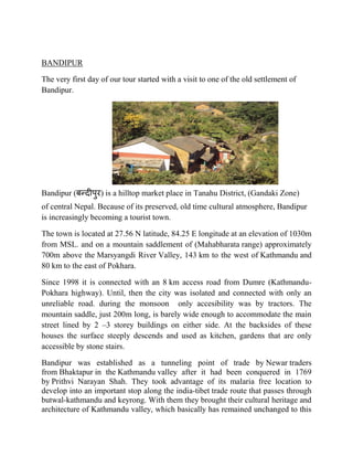 Bandipur1 | PDF