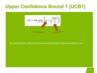 Bandit algorithms | PPT