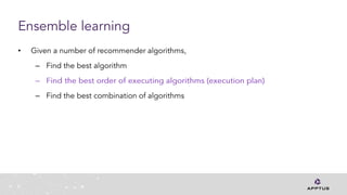 Bandit algorithms for e-commerce recommender systems | PDF
