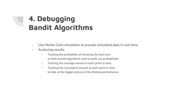 Bandit algorithms for website optimization - A summary | PPT