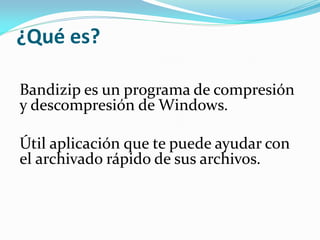 Bandizip | PDF