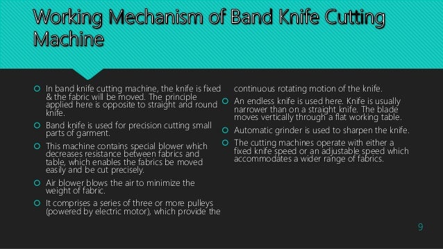 Band Knife Cutting Machine | PPTX