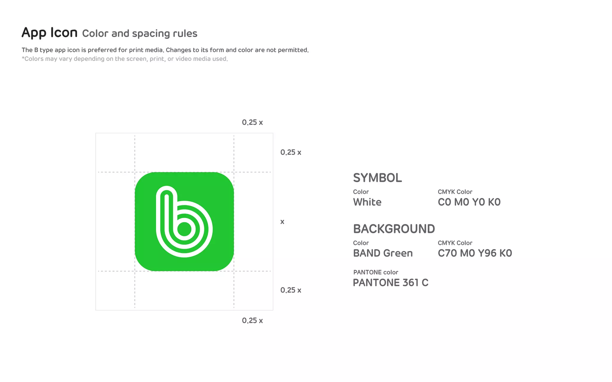 BAND App - Logo Design Guideline | PDF