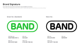 BAND App - Logo Design Guideline | PDF