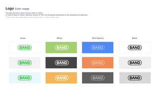 BAND App - Logo Design Guideline | PDF