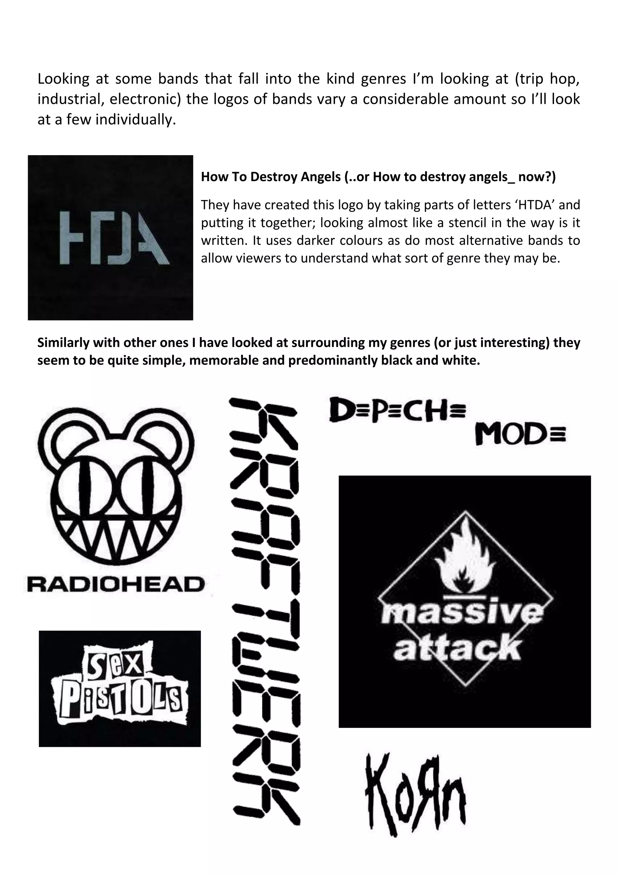 Band Logos | DOCX