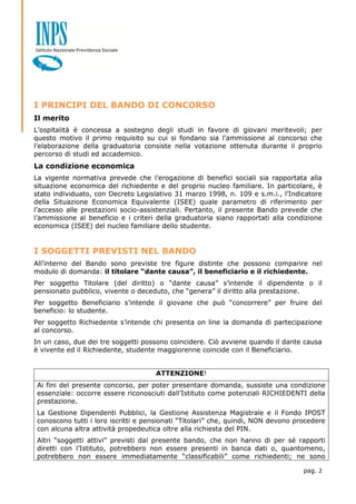 Bando collegi universitari_2014_2015_ | PDF
