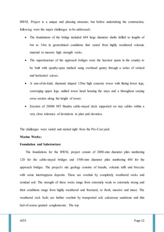Bandra worli sealink pdf | DOCX