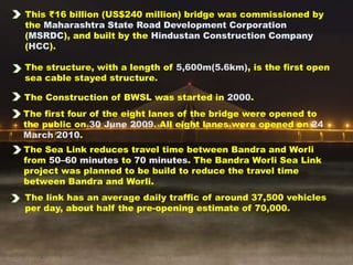 Bandra+worli+sea+link | PPTX