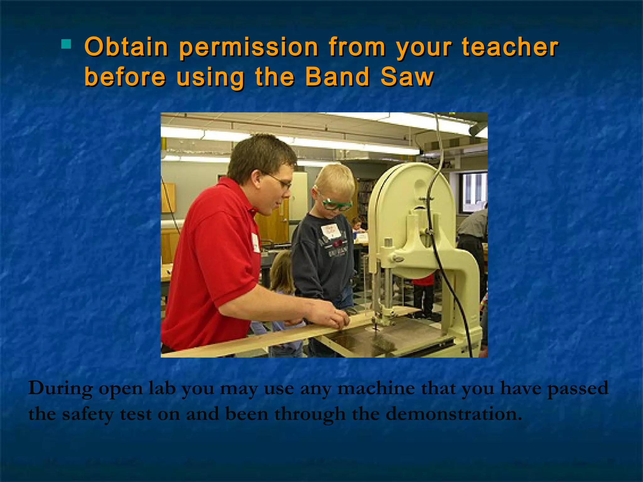 Band Saw Safety PPT | PPT