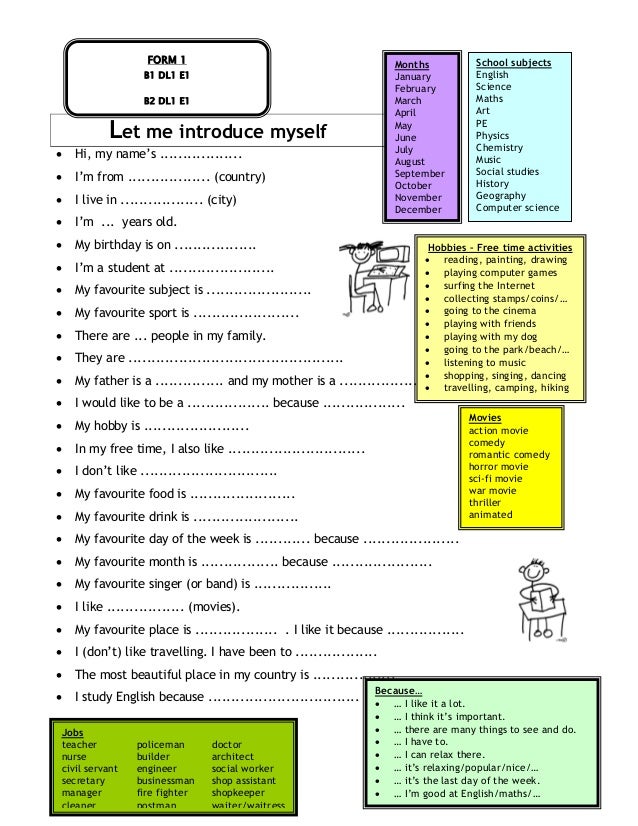 Kssm English Form 1 Exercise Kssm English Form 1 Exercise