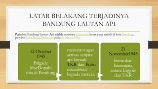 Bandung lautan api | PPT