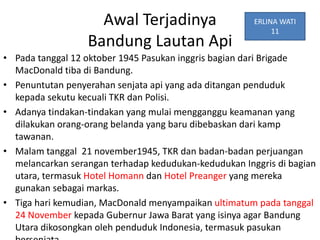 Bandung lautan api | PPT
