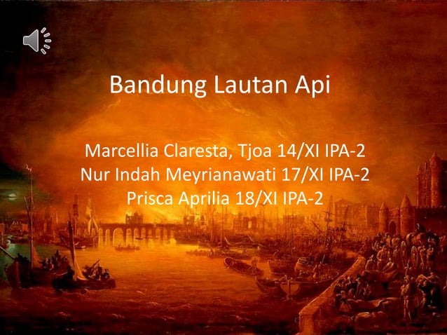 Bandung lautan api | PPTX