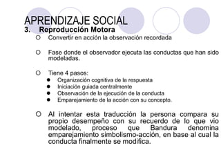 TEORIA DE APRENDIZAJE SOCIAL DE ALBERTH BANDURA | PPT