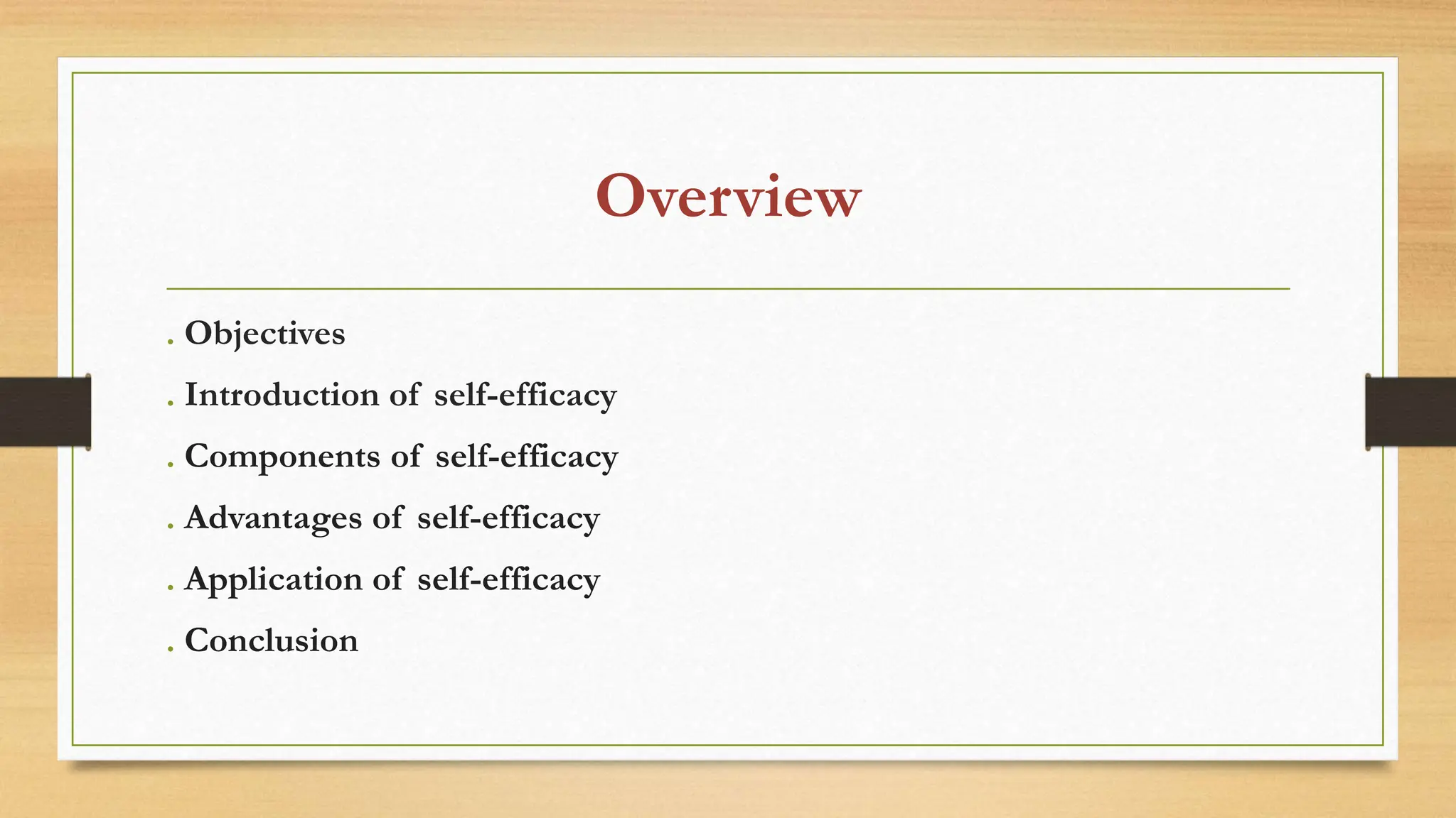 Bandura's theory of "self - efficacy ".. | PPTX