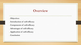 Bandura's theory of "self - efficacy ".. | PPTX