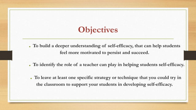 Bandura's theory of "self - efficacy ".. | PPTX