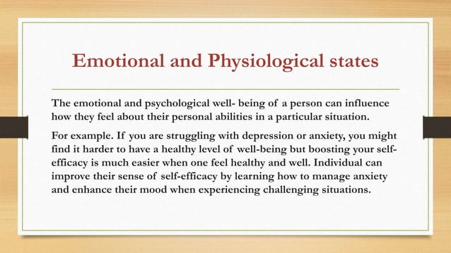 Bandura's theory of "self - efficacy ".. | PPTX