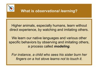 Albert Bandura's Observational Learning Theory | PPT