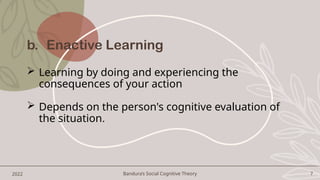 Social Cognitive Theory of Albert Bandura | PPT | Free Download