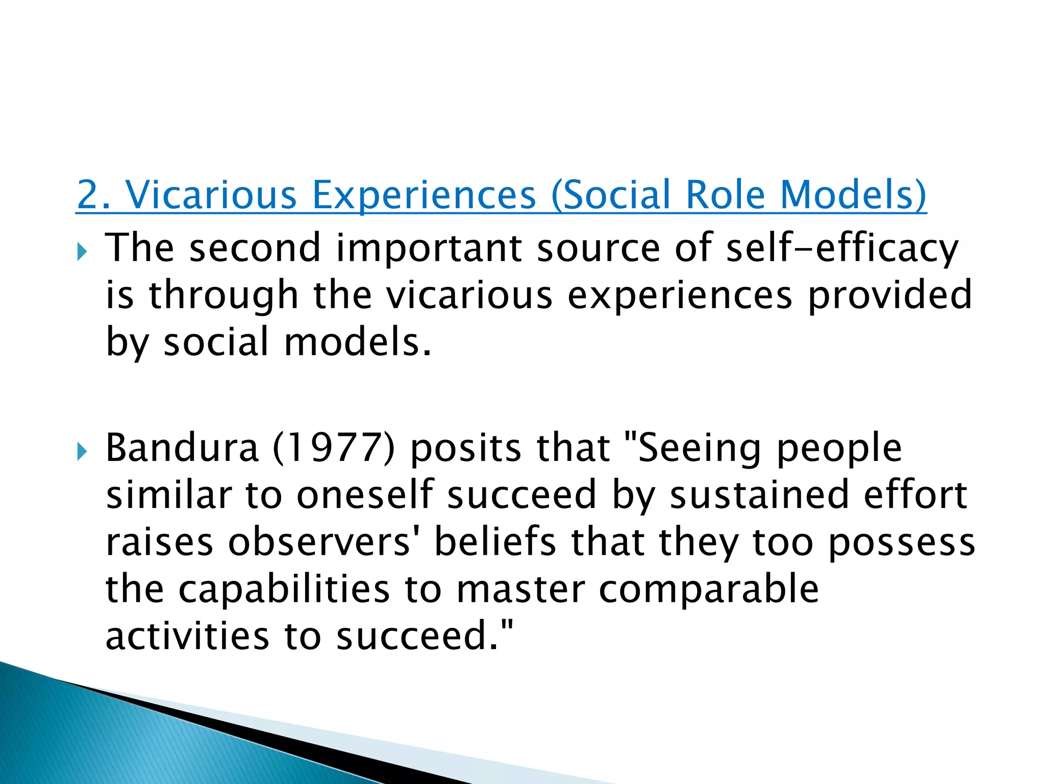 Banduras self-efficacy-theory | PDF