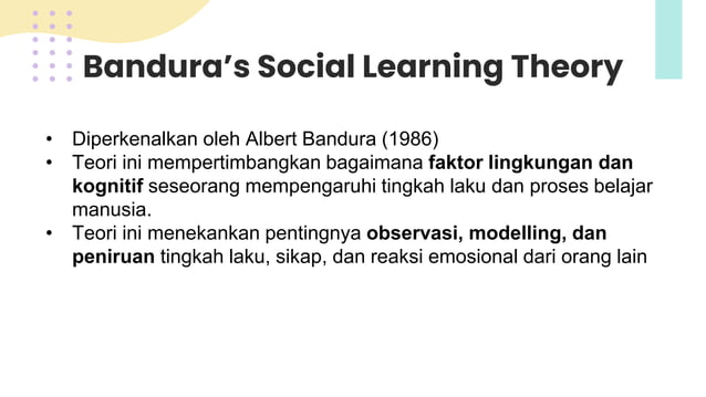 BANDURAS SOCIAL LEARNING THEORY.pptx