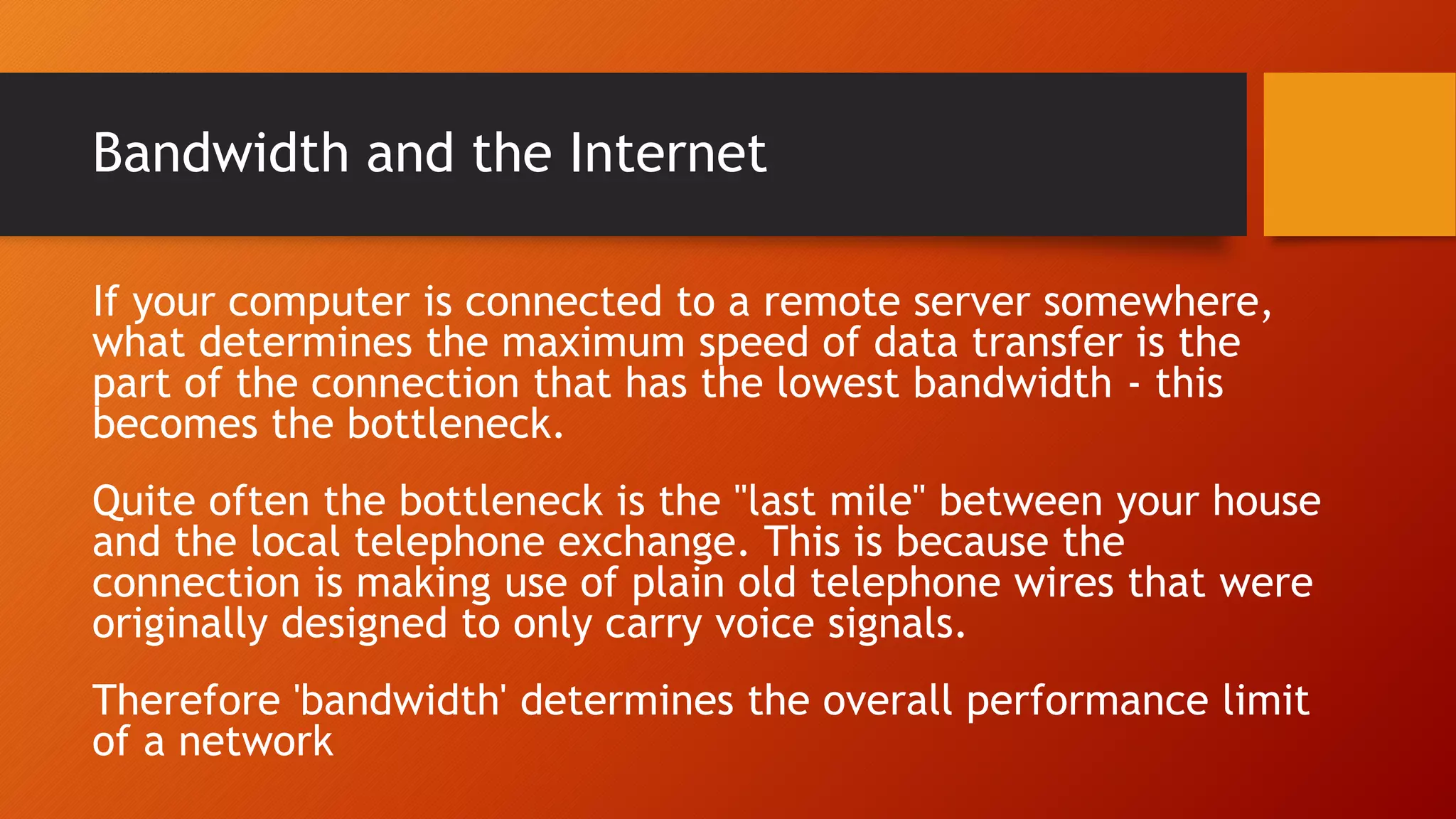Bandwidth | PPTX