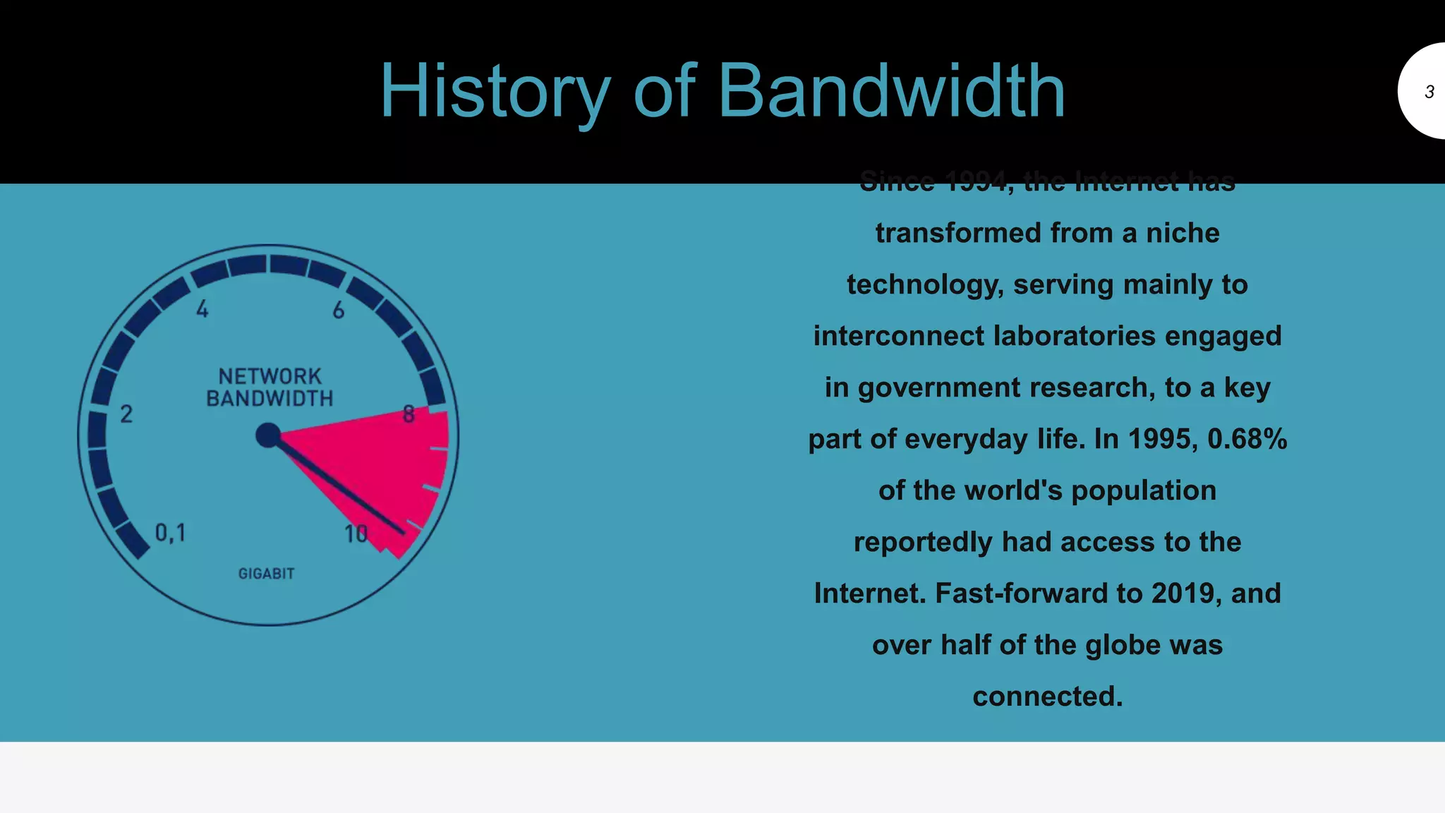 Bandwidth | PPTX | Computer Networking | Computing